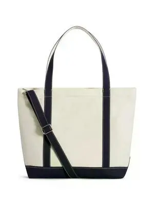 Maison Kitsuné Piped Logo Tote Bag