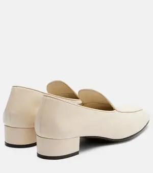 HERBERT LEVINE Fair And Square Leather Loafers