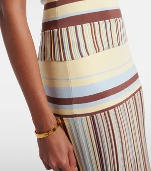 Faithfull The Brand Citara Striped Cotton-blend Tube Top - Multicoloured