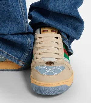Gucci Screener Faux Pearl-embellished Mules