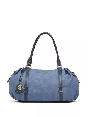 Liu Jo Large Logo-charm Tote Bag - Blue