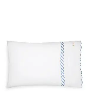 PRATESI Treccia Pillowcase - Blue