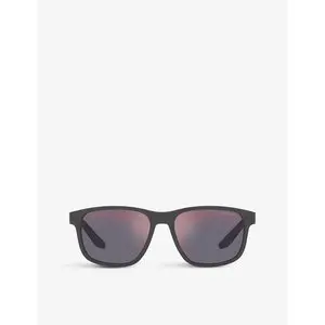 Prada Butterfly-frame Acetate Sunglasses - Grey