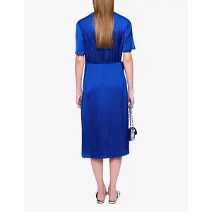 Zadig&Voltaire Reforme Wrap-front Midi Dress - Electric