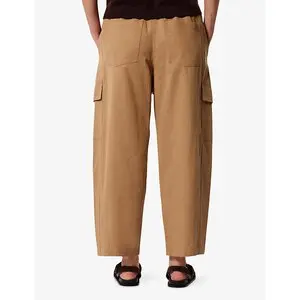 Whistles Utility Barrel-leg Cotton Trousers
