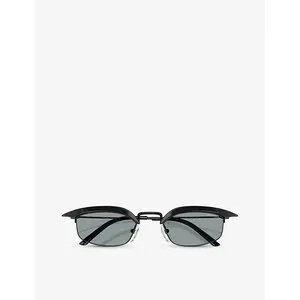 Prada Pr B50s Rectangle-frame Metal Sunglasses