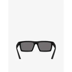 Prada Ps A07s Polarised Rectangle Sunglasses