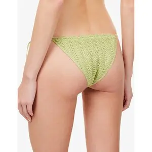 Devon Windsor Kit Open-knit Bikini Bottoms