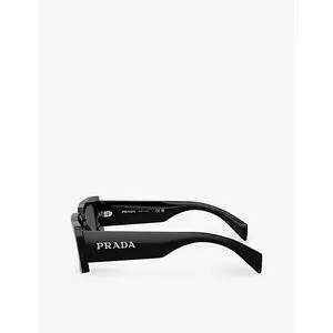 Prada Pillow-frame Acetate Sunglasses