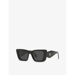Prada Pr 08ys Butterfly-shaped Sunglasses - Black