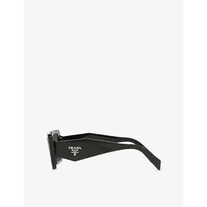 Prada Pr 08ys Butterfly-shaped Sunglasses - Black
