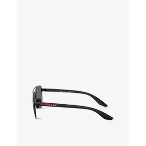 Prada Pilot-frame Metal Sunglasses
