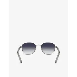 Prada Pr C50s Square Frame Steel Sunglasses - Silver