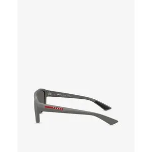 Prada Irregular Frame Sunglasses - Grey