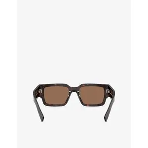 Prada Pr B17s Square-frame Tortoiseshell Acetate Sunglasses - Brown
