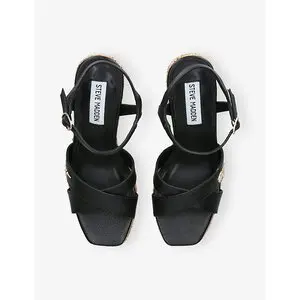 Steve Madden Cylo Leather Wedge Sandals