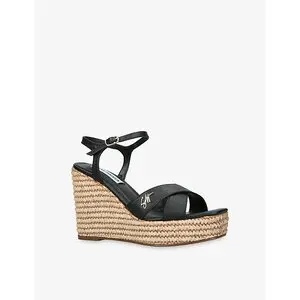 Steve Madden Cylo Leather Wedge Sandals