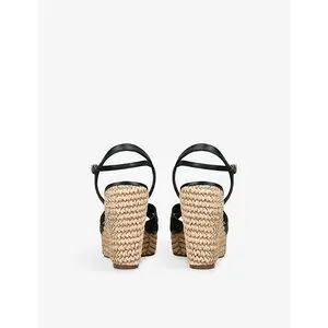 Steve Madden Cylo Leather Wedge Sandals