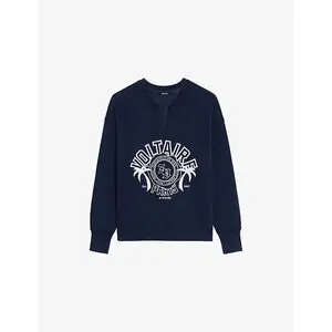 Zadig&Voltaire Logo-print Cotton-jersey Sweatshirt