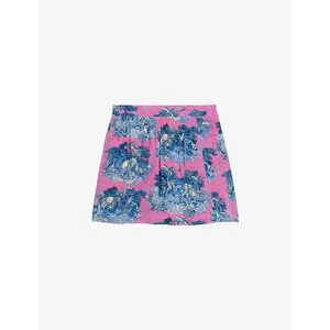 Zadig&Voltaire Floral-print Woven Mini Skirt - Lady