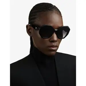 Prada Irregular Frame Acetate Sunglasses