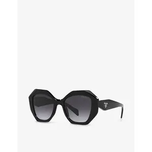 Prada Irregular Frame Acetate Sunglasses