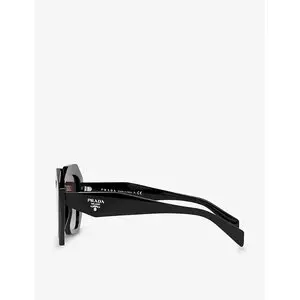 Prada Irregular Frame Acetate Sunglasses