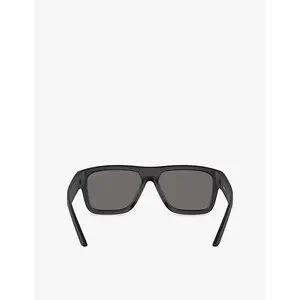 Prada Square Frame Acetate Sunglasses - Black