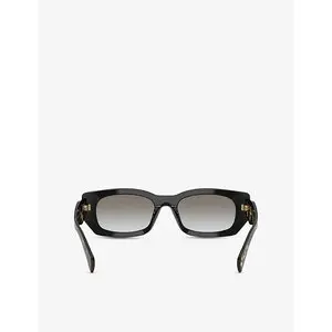 Prada Pillow-frame Acetate Sunglasses