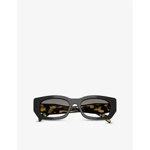 Prada Pillow-frame Acetate Sunglasses