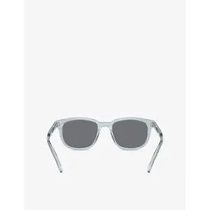 Prada Acetate Square Frame Sunglasses - Blue
