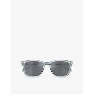 Prada Acetate Square Frame Sunglasses - Blue