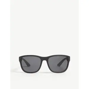 Prada Ps01u Square Frame Sunglasses - Black