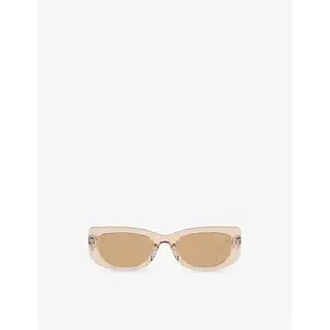 Prada PR 14YS Rectangular Sunglasses Brown