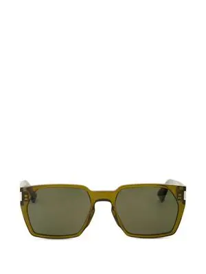 Saint Laurent Sl 894 Rectangle-frame Sunglasses - Brown