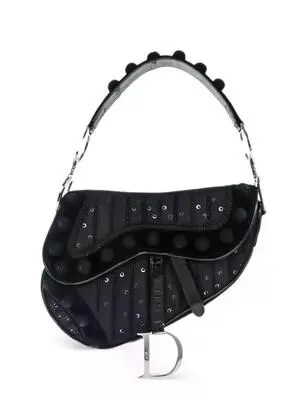 Dior 2002 Saddle Beaded Shoulder Bag