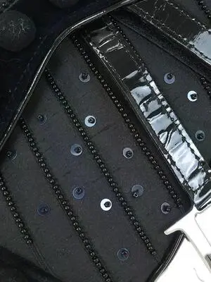 Dior 2002 Saddle Beaded Shoulder Bag