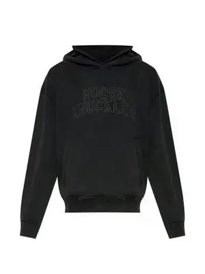 Moose Knuckles Logo-detailed Hoodie - Black
