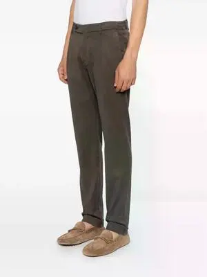 BERWICH Pleated Tailored Trousers - Brown