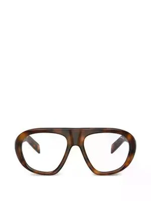 Prada Pilot-frame Sunglasses - Brown