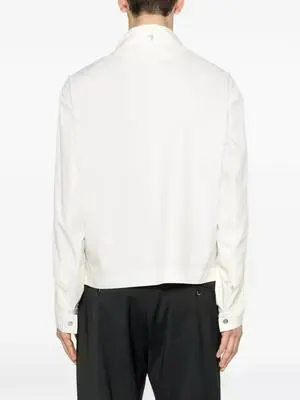 Brunello Cucinelli Cream White Zip Jacket - Neutrals