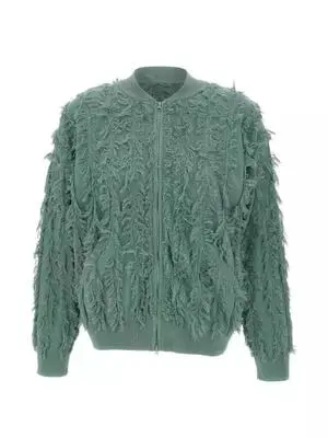 KANGRA Frayed Zip Jacket