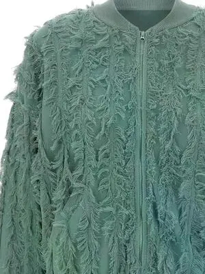 KANGRA Frayed Zip Jacket