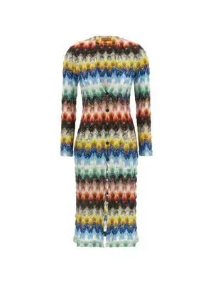 Missoni Lamé Lace Cardigan - Blue