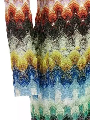 Missoni Lamé Lace Cardigan - Blue