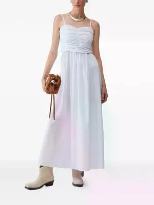 Liu Jo Gathered Strap Midi Dress