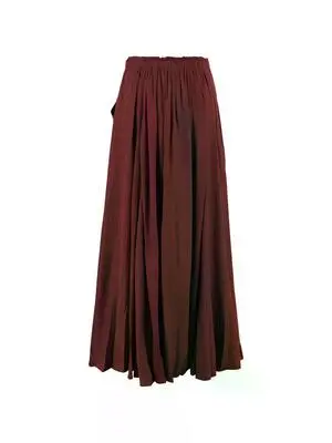SA SU PHI Gathered Detail Skirt - Red