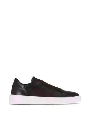 To Boot New York James Leather Lace-up Sneakers - Brown