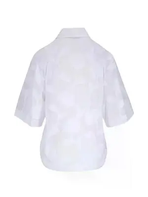 Michael Kors Short Sleeve Floral Shirt - White