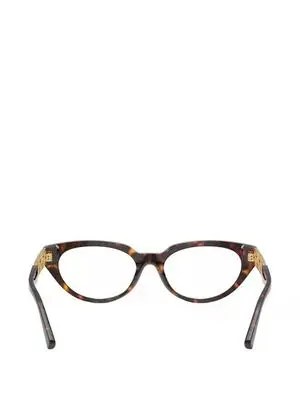 Versace Geometric Frame Eyeglasses